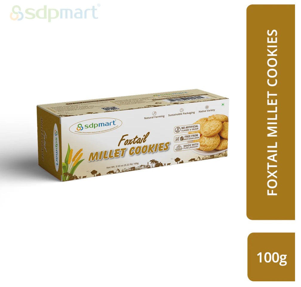 FOXTAIL MILLET COOKIES 100 GMS – Nalam Foods USA