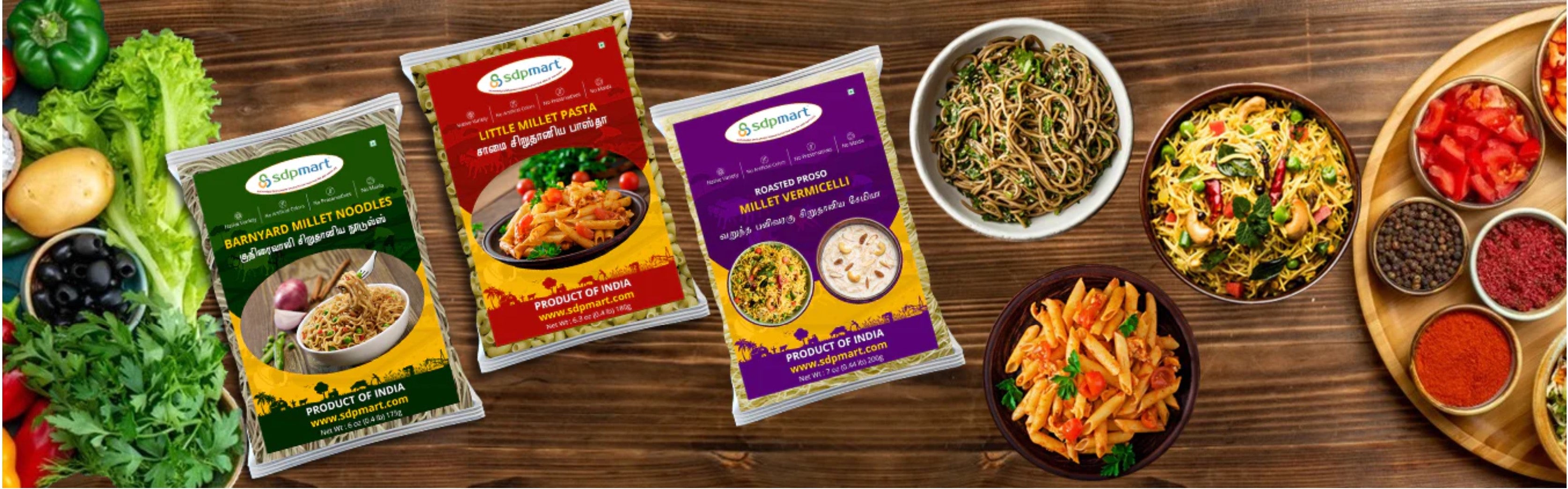Millet Vermicelli – Nalam Foods USA