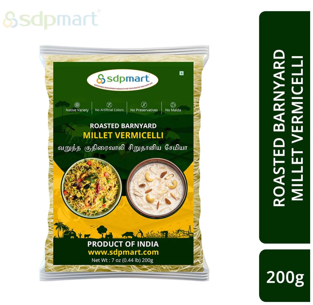 BARNYARD MILLET VERMICELLI 200G – Nalam Foods USA