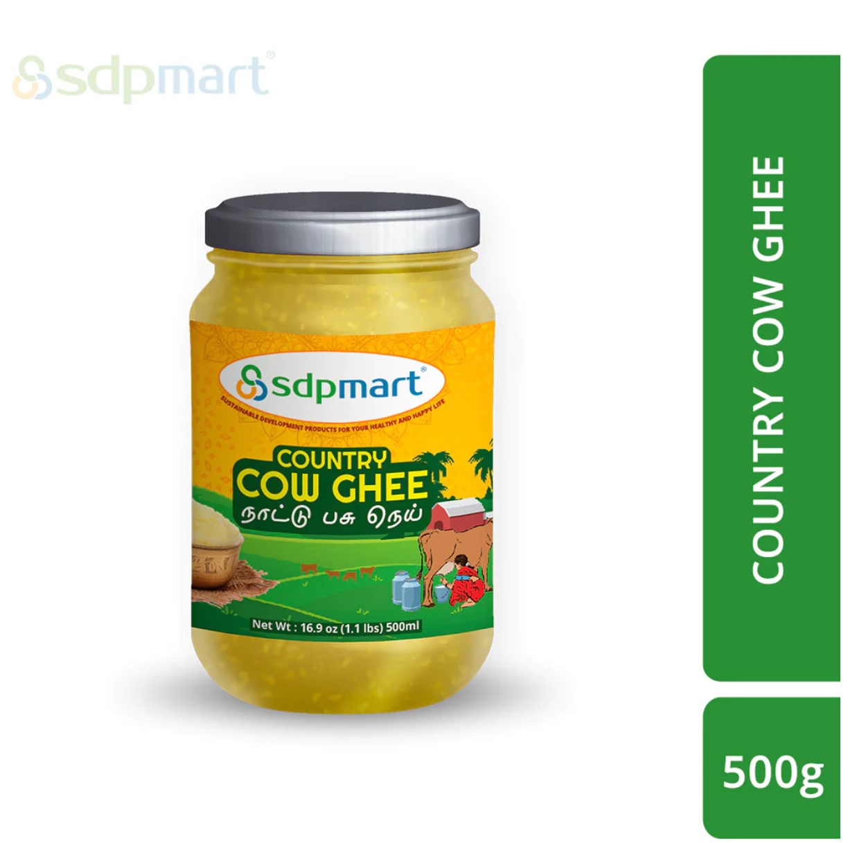 COUNTRY COW GHEE - 500 ML – Nalam Foods USA