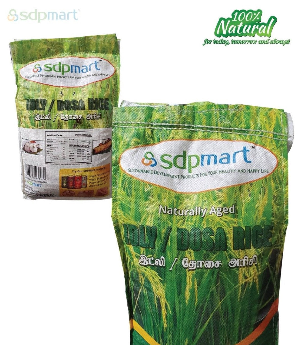 SDPMart Premium Idly Rice - 40 Lbs – Nalam Foods USA