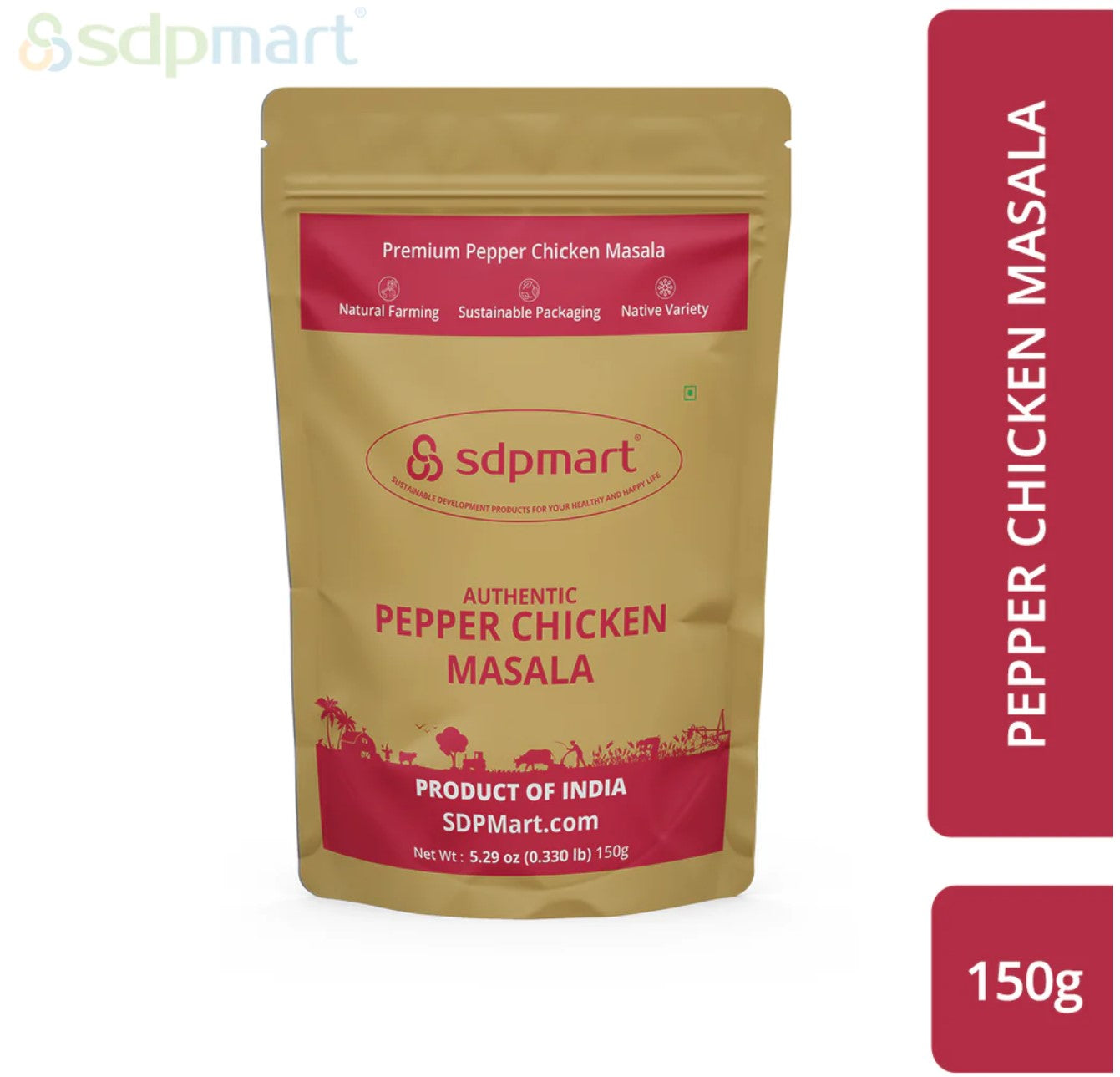 SDPMART PEPPER CHICKEN MASALA POWDER 150 GMS – Nalam Foods USA