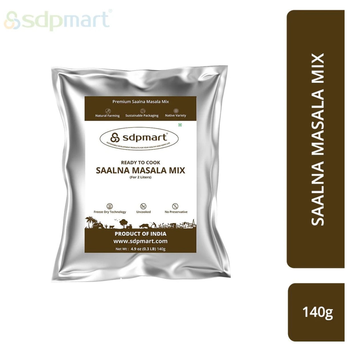 SDPMART SAALNA (VEG OR NONVEG) MASALA MIX FOR 2LITERS – Nalam Foods USA
