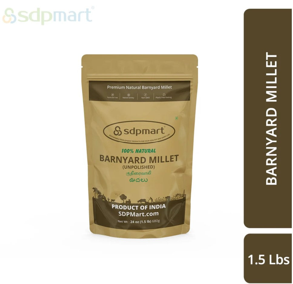 Premium Barnyard Millet (Unpolished) 1.5 LB – Nalam Foods USA